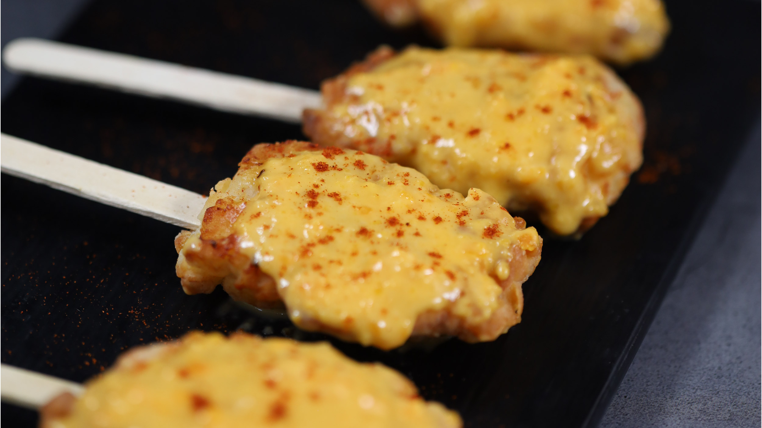 Chicken pops with cheesy salted egg sauce - Helen’s Recipes Official ...